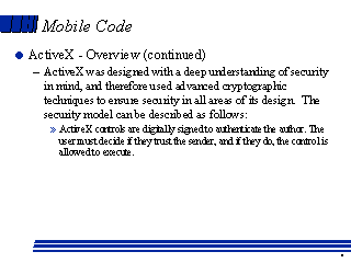 Mobile Code