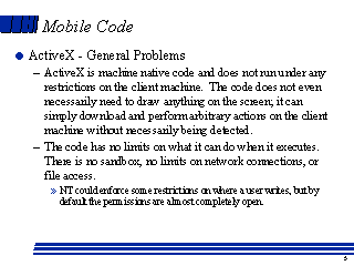 Mobile Code