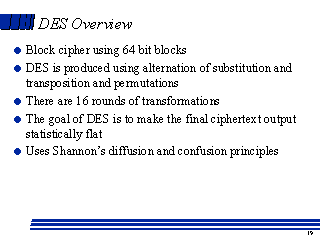 DES Overview